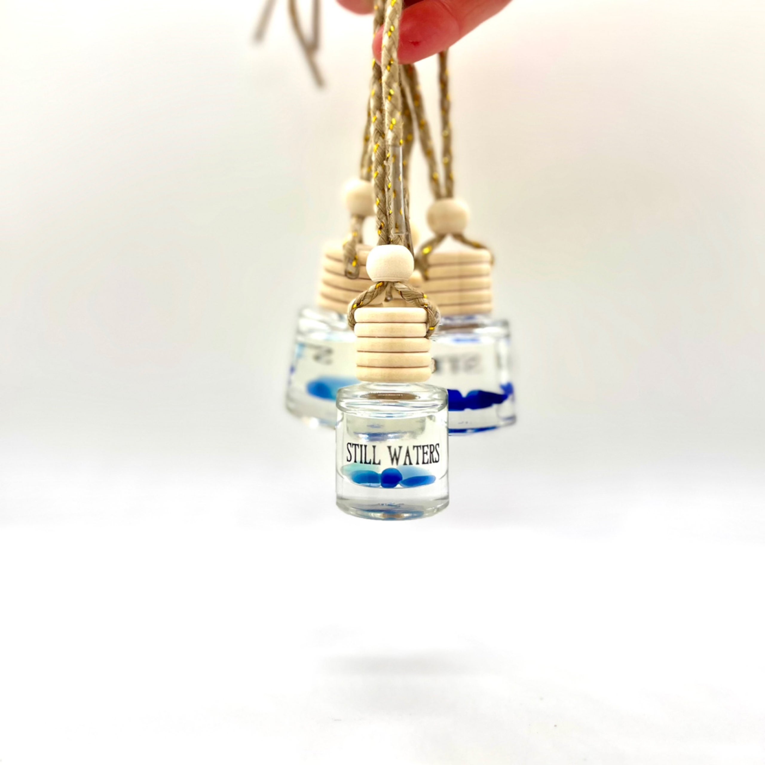 Sea Glass Light Blues Sea Salt Orchid Diffuser | Still Waters USA LLC